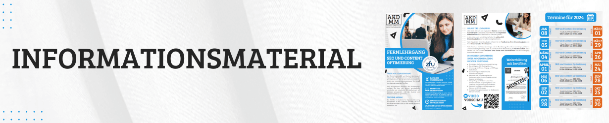 Informationsmaterial anfordern: SEO und Content Optimierung